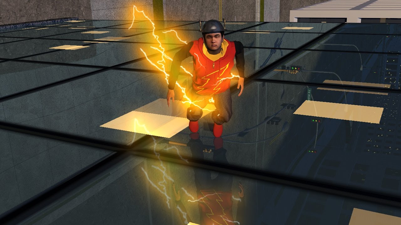 The Flash City Run 2.0 c4d Animation - YouTube