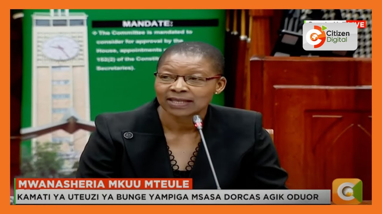 Attorney General nominee Dorcas Oduor's opening remarks before the ...