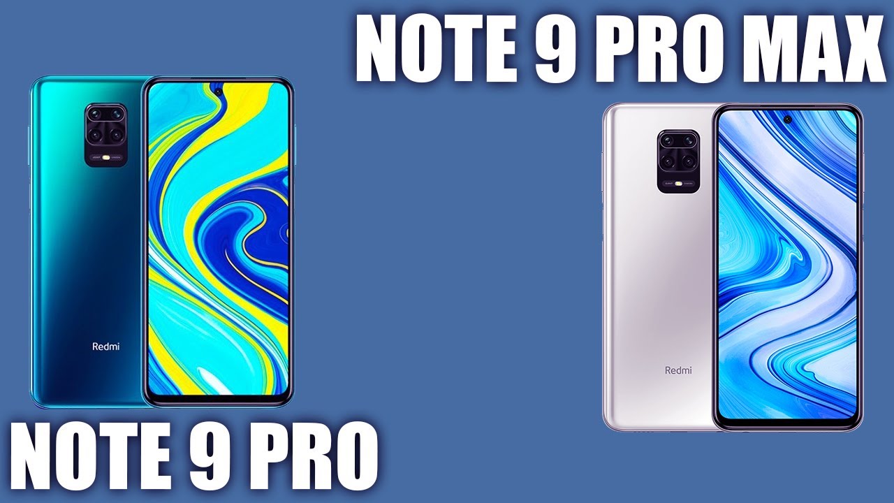 Xiaomi Redmi Note 9 Pro (9s) vs Redmi Note 9 Pro Max. Сравнение!! - YouTube
