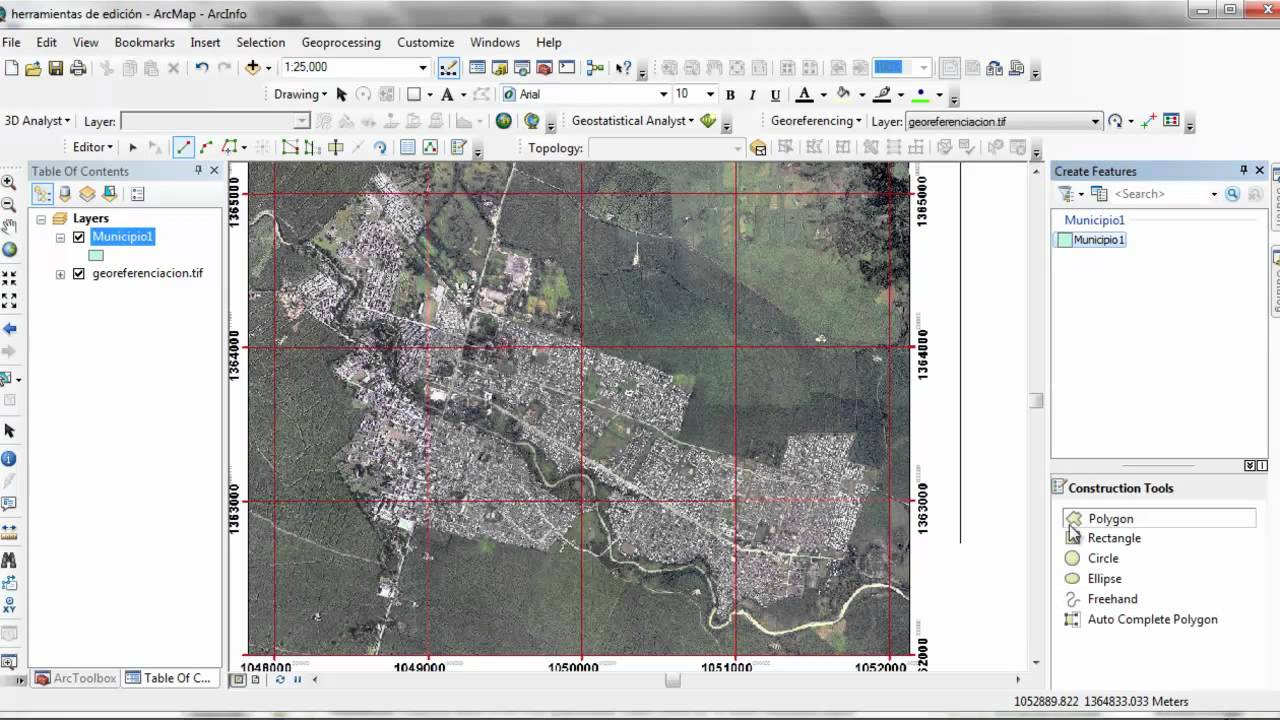 Edición en ArcGis 10 parte 1 - YouTube