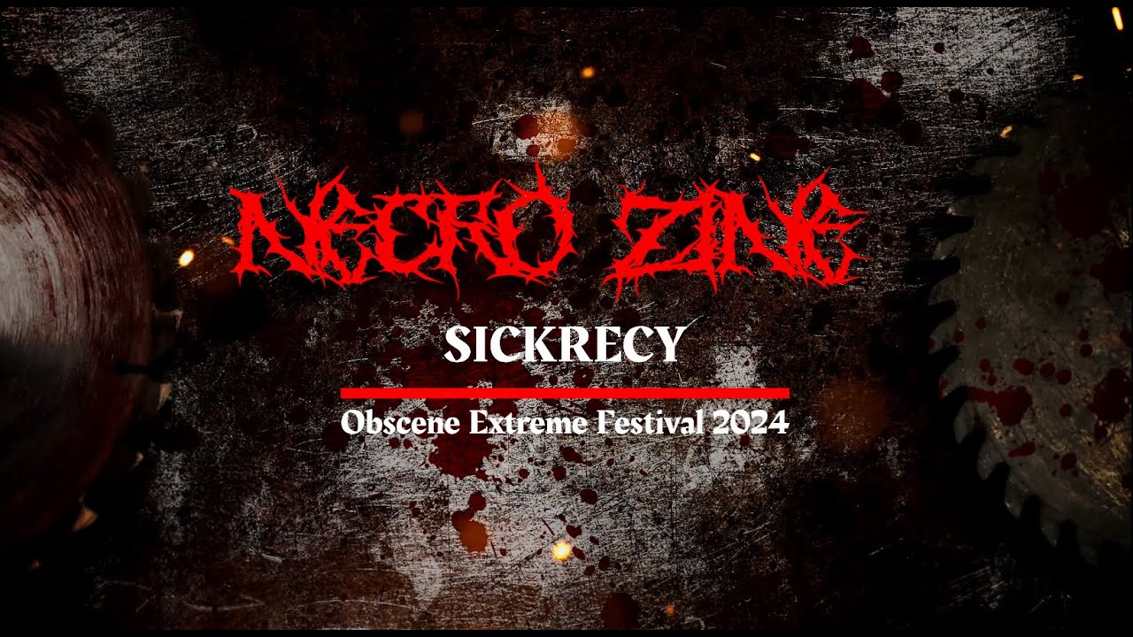 SICKRECY - Live at OBSCENE EXTREME FESTIVAL 2024 - YouTube