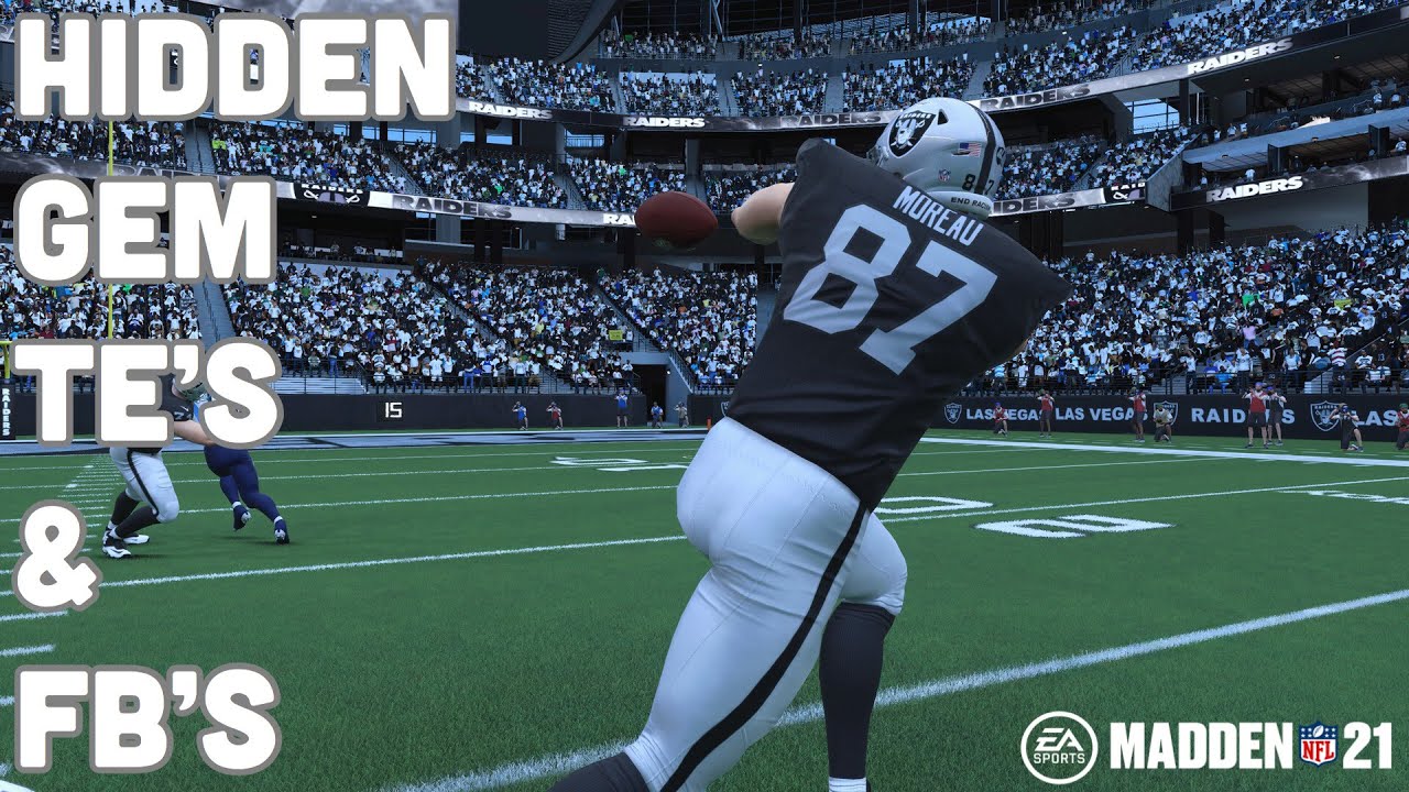 Madden 21 Hidden Gem TE's & FB's Who Will Improve Your Team! - YouTube