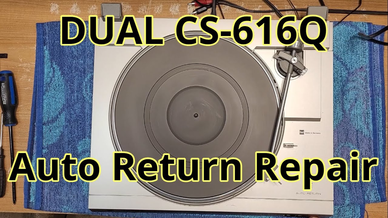 Dual CS-616Q: Auto Return Repair - YouTube