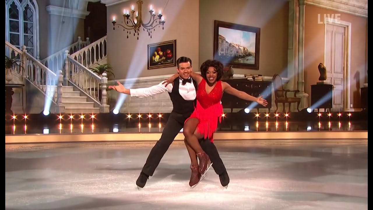 lady leshurr and brendyn hatfield (dancing on ice week three) - YouTube