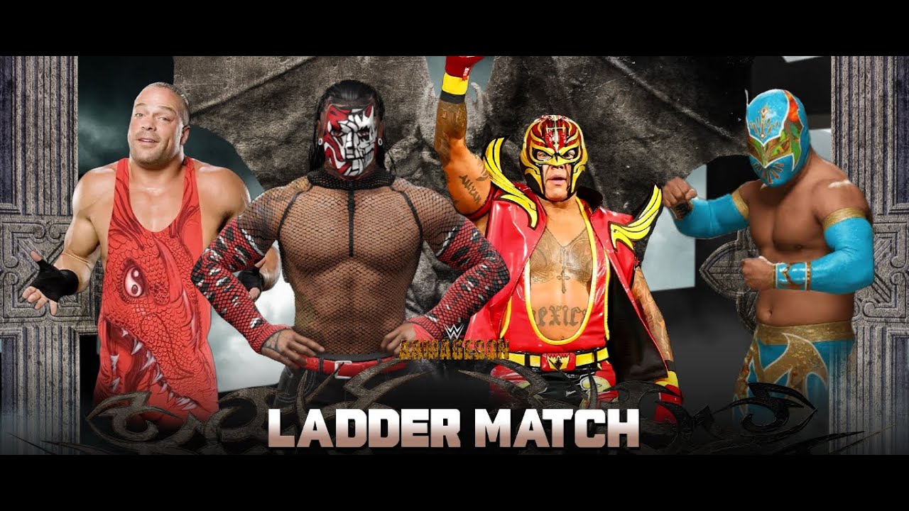 Ladder Match WWE 2K24 GAME - YouTube