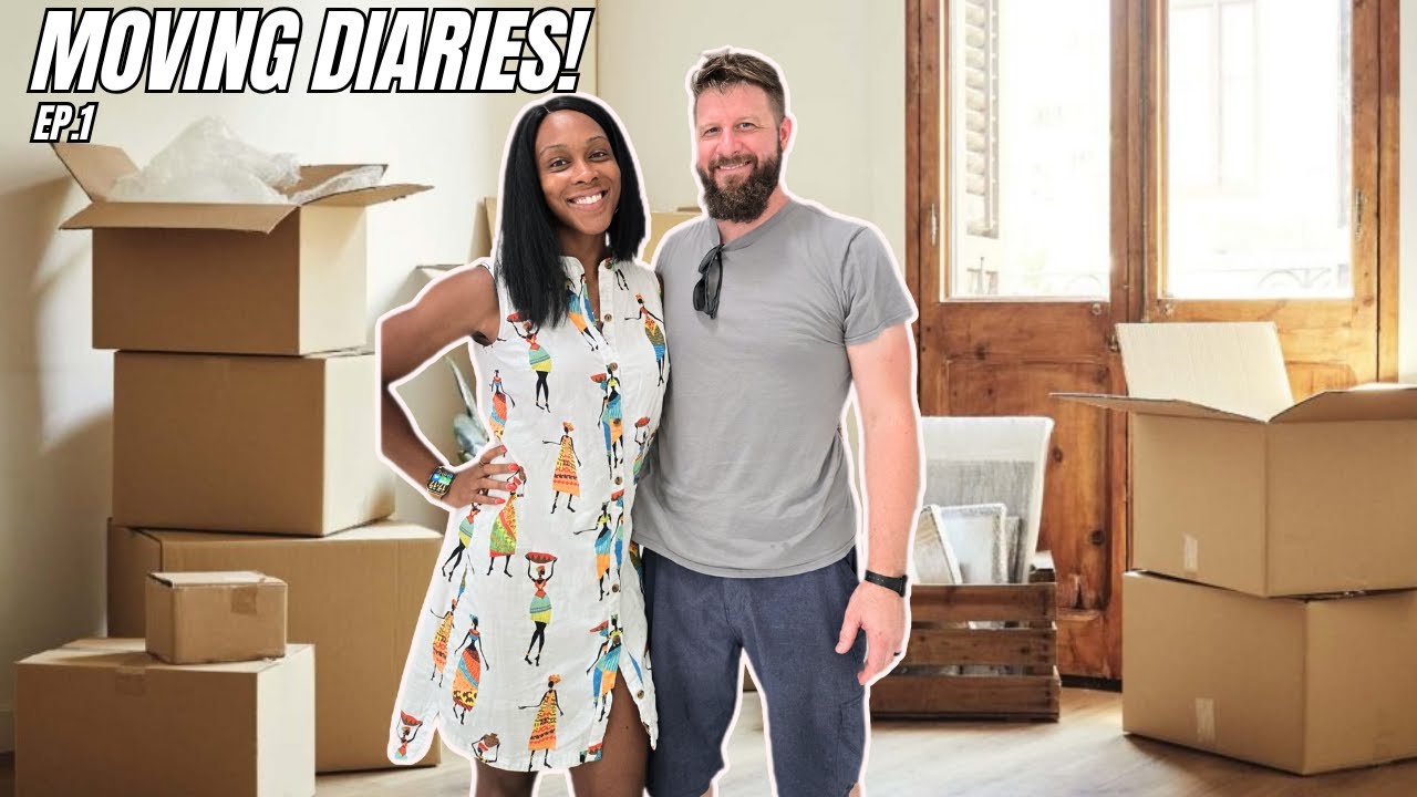 WE ARE MOVING! | Packing + old home renovated house tour (moving ep . 1 ...