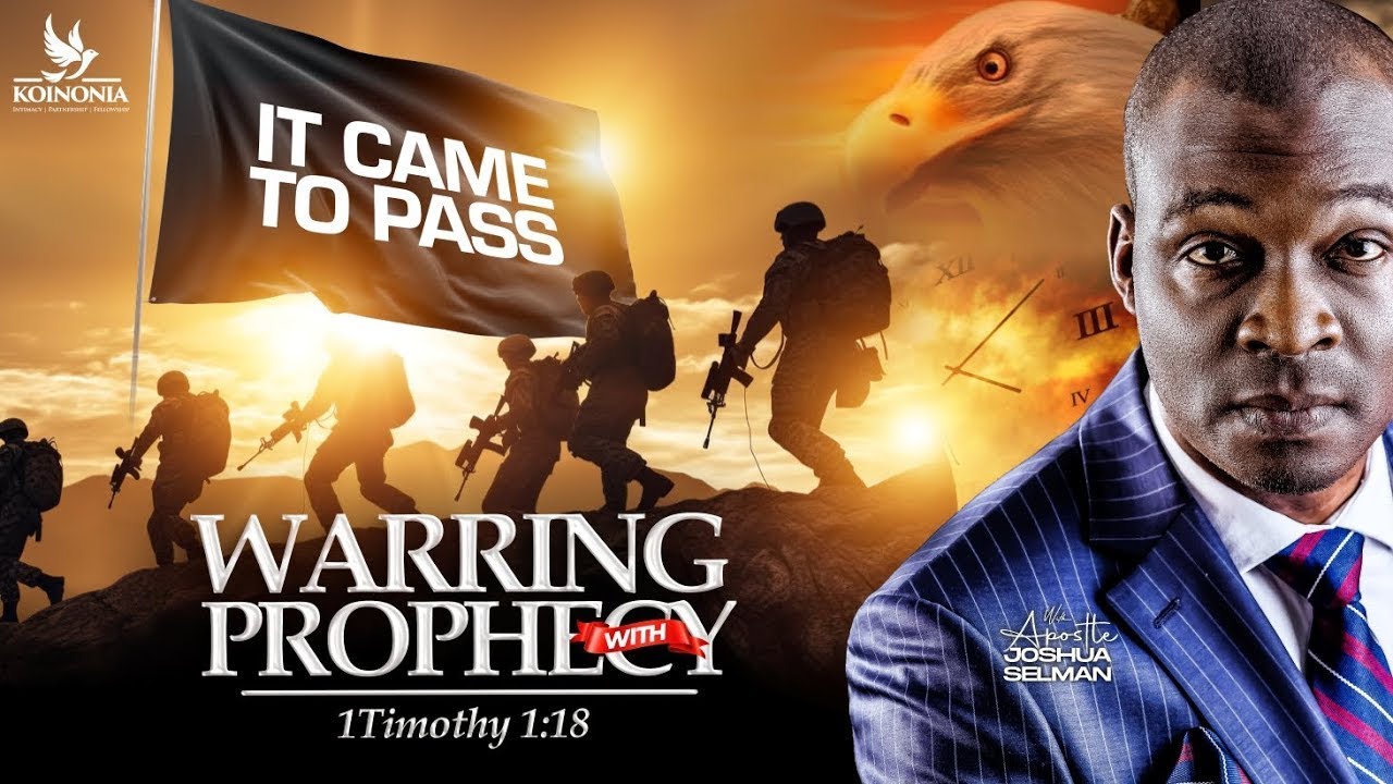 [MON, MARCH 24TH] IT CAME TO PASS (WARRING WITH PROPHECY) 1 TIMOTHY 1: ...