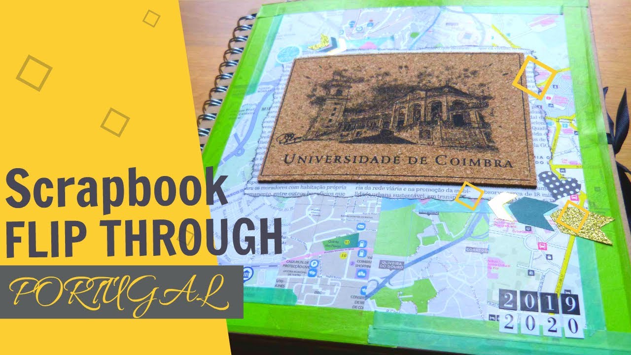 Quick Portugal Travel Scrapbook Album - Tons of memorabilia, pictures ...