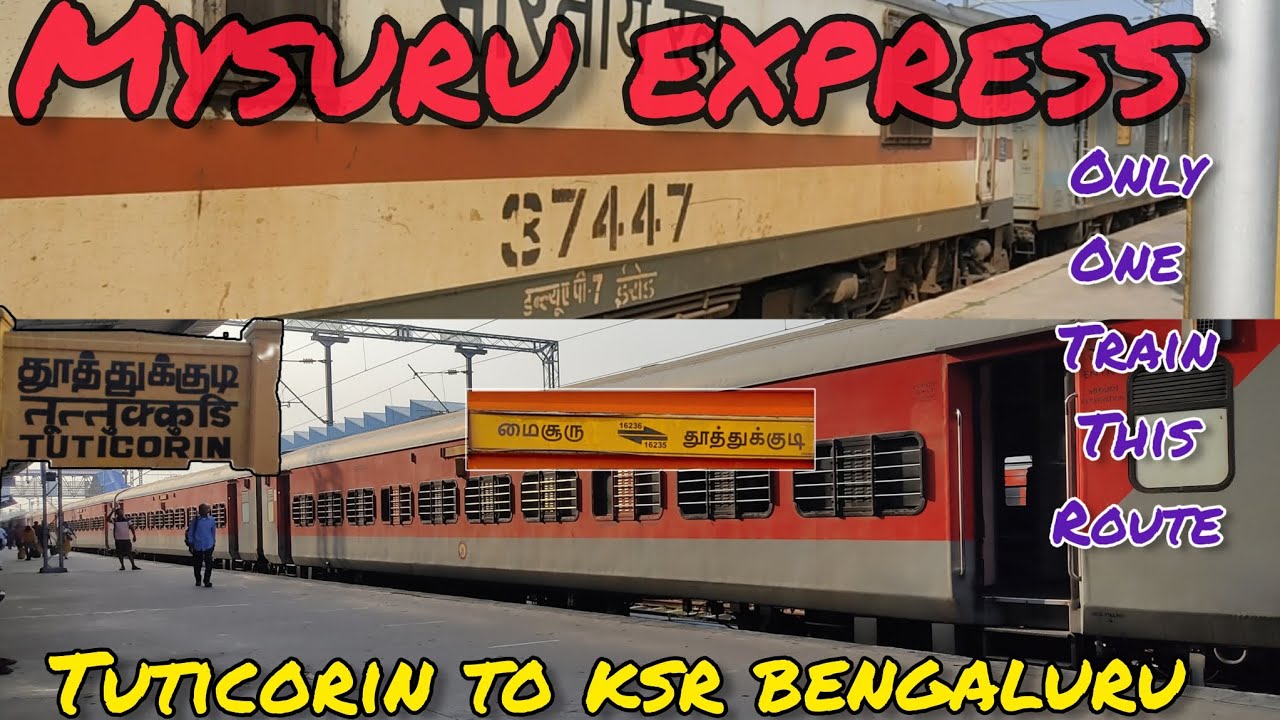 MYSURU EXPRESS TRAVEL VLOG!!!TUTICORIN TO KSR BENGALURU||RAM PANDI VLOG ...