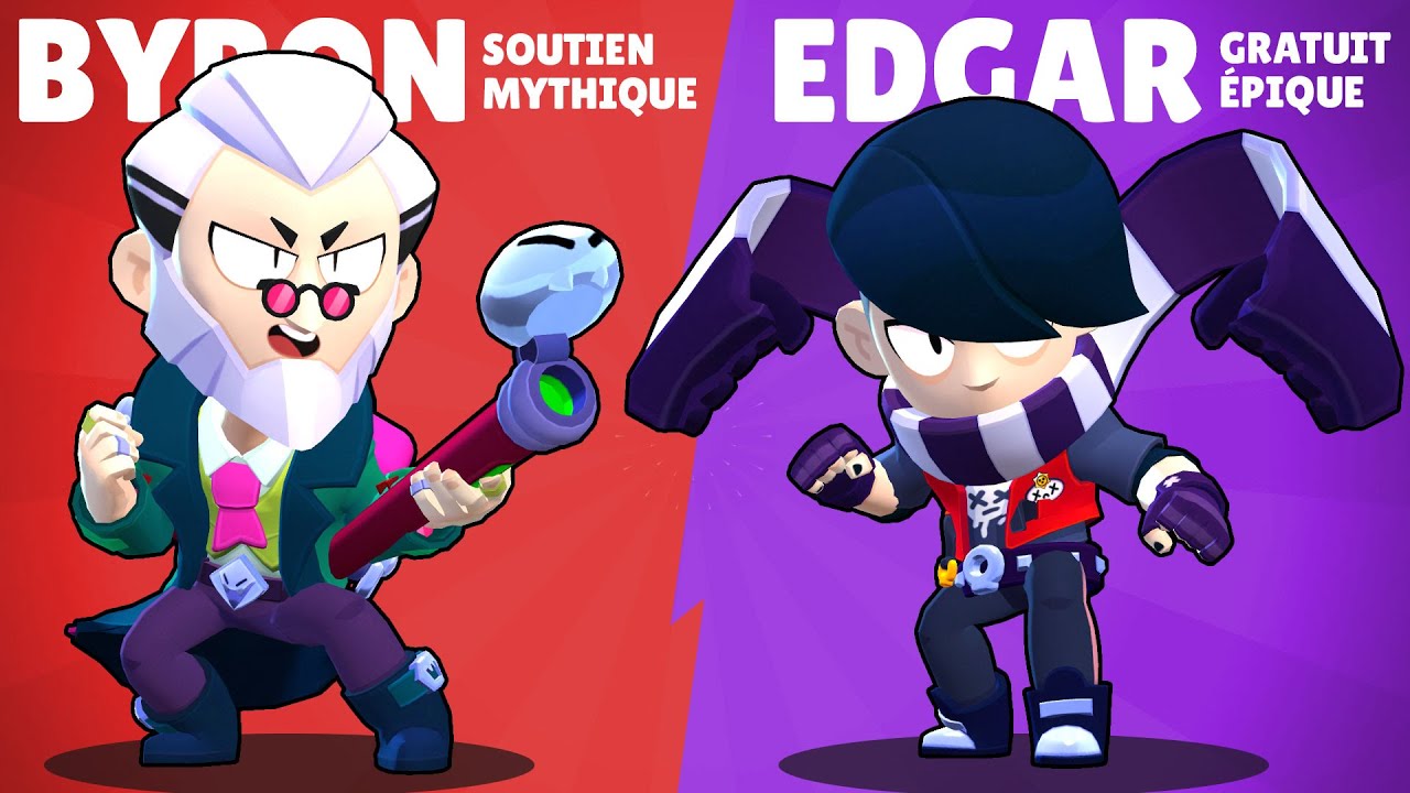 BRAWL STARS BYRON et EDGAR 2 NOUVEAUX BRAWLERS mise à jour BRAWL STARS ...