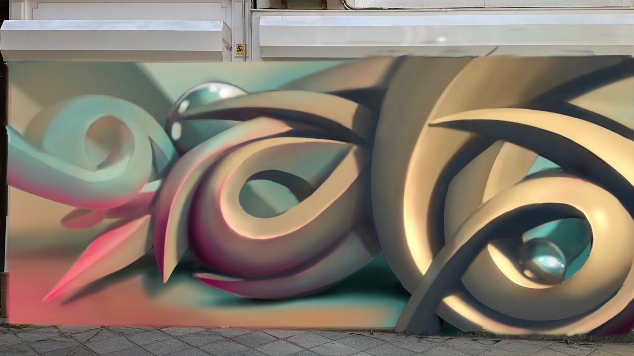 DIBUJAR 3D en PROCREATE | El BOCETO Digital con más Style (Graffiti ...