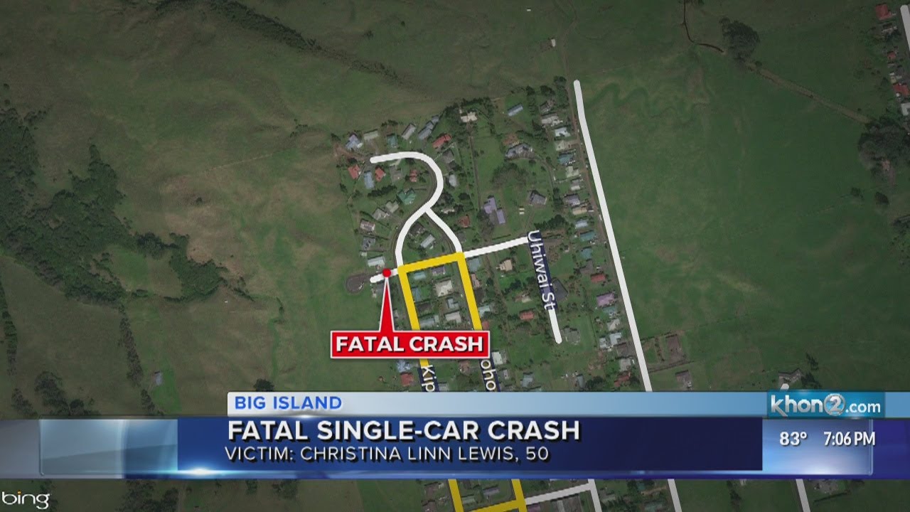 Fatal car crash on Hawaii Island - YouTube