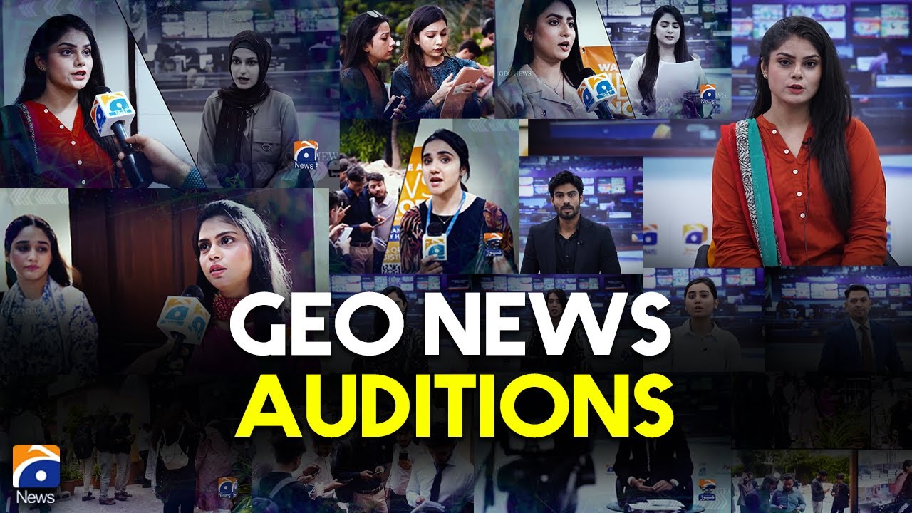 Geo News Anchor Auditions 2025 | Future News Anchors | Promo - YouTube