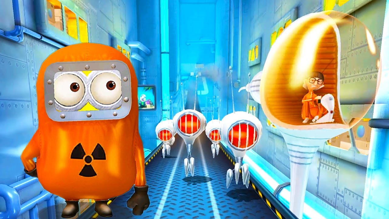 Hazmat minion Vs Vector the boss ! Old Despicable me minion rush ...