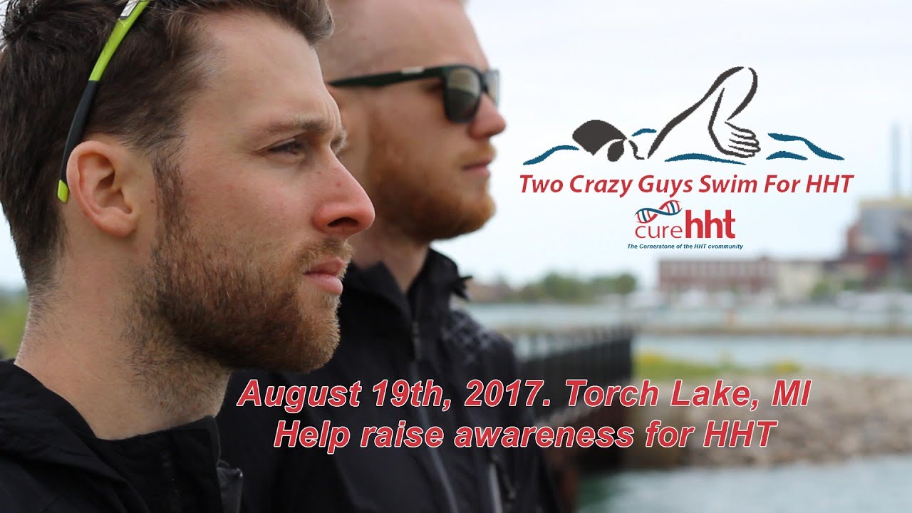Anthony Anzell swim for HHT - YouTube