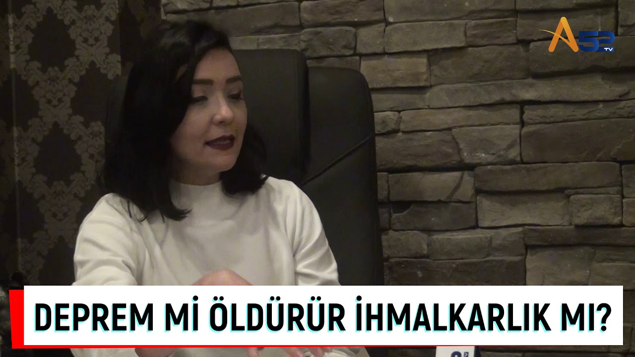 DEPREM Mİ ÖLDÜRÜR İHMALKARLIK MI? MİMAR MİNE DUMAN ANLATTI - YouTube