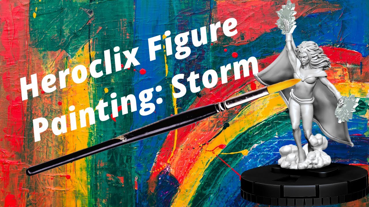 Heroclix Figure Painting: Deep Cuts Storm - YouTube