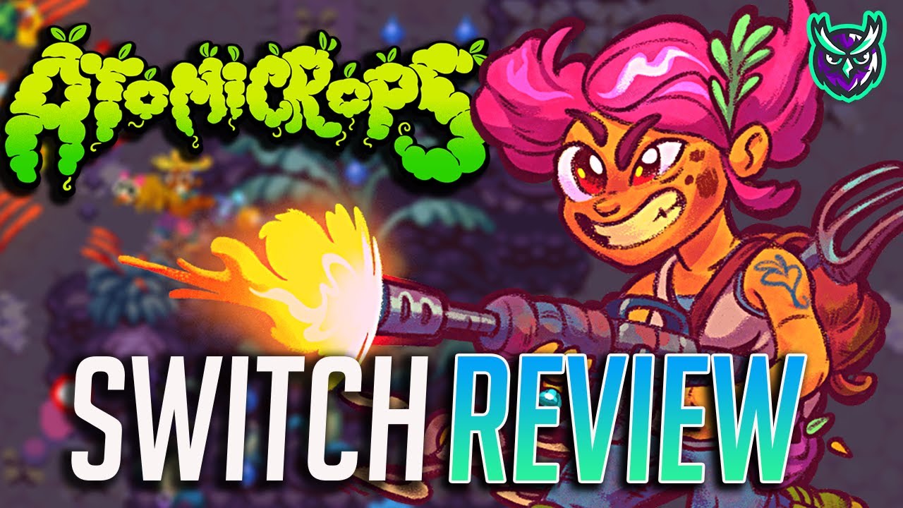 Atomicrops Switch Review - Stardew Gungeon! - YouTube