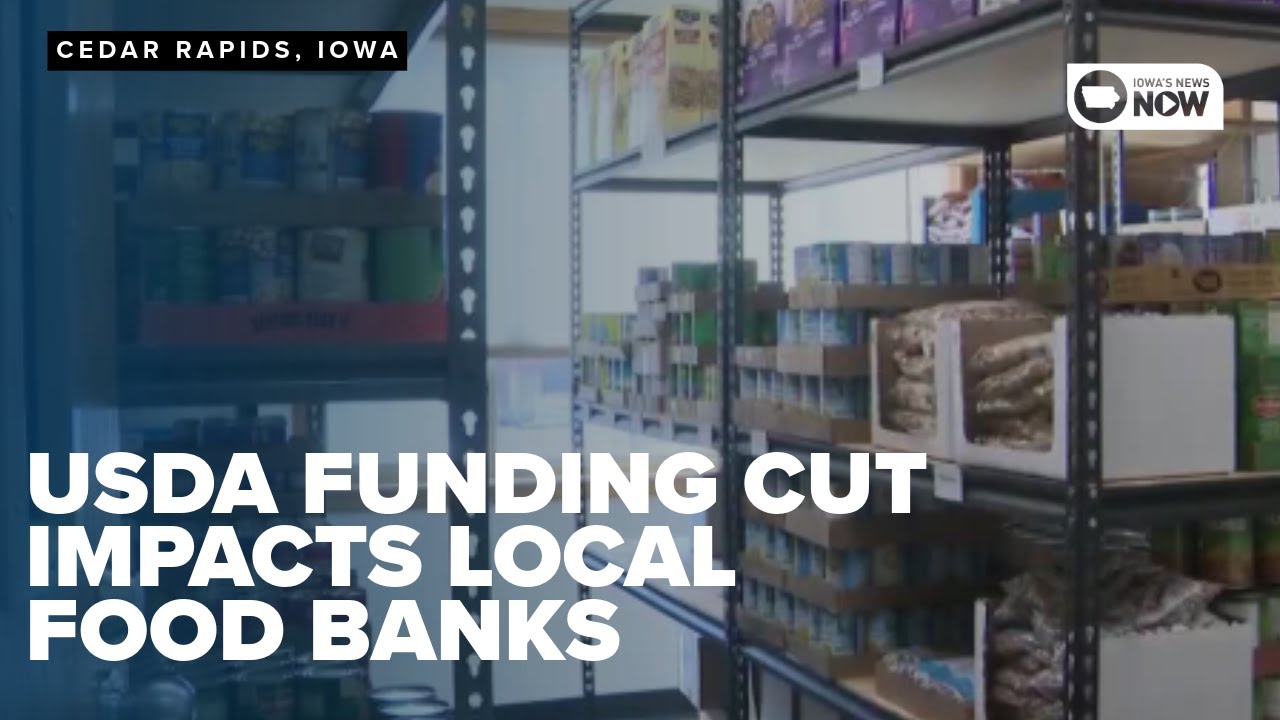 USDA funding cut leaves local food banks struggling - YouTube