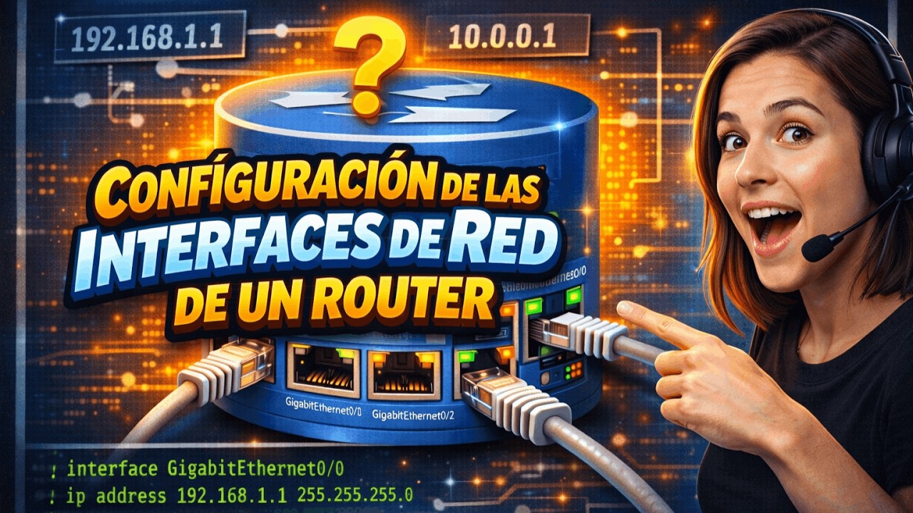 Configuración de las interfaces de red de un router - YouTube