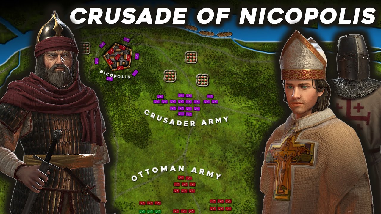 Battle of Nicopolis 1396 AD | Sultan Bayezid I | Sigismund | John the ...