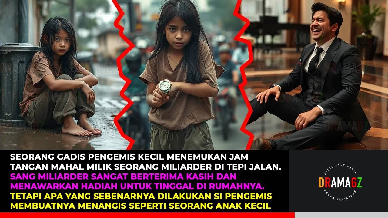 PENGEMIS KECIL MENEMUKAN JAM TANGAN MEWAH MILIK MILYARDER, NAMUN SAAT ...