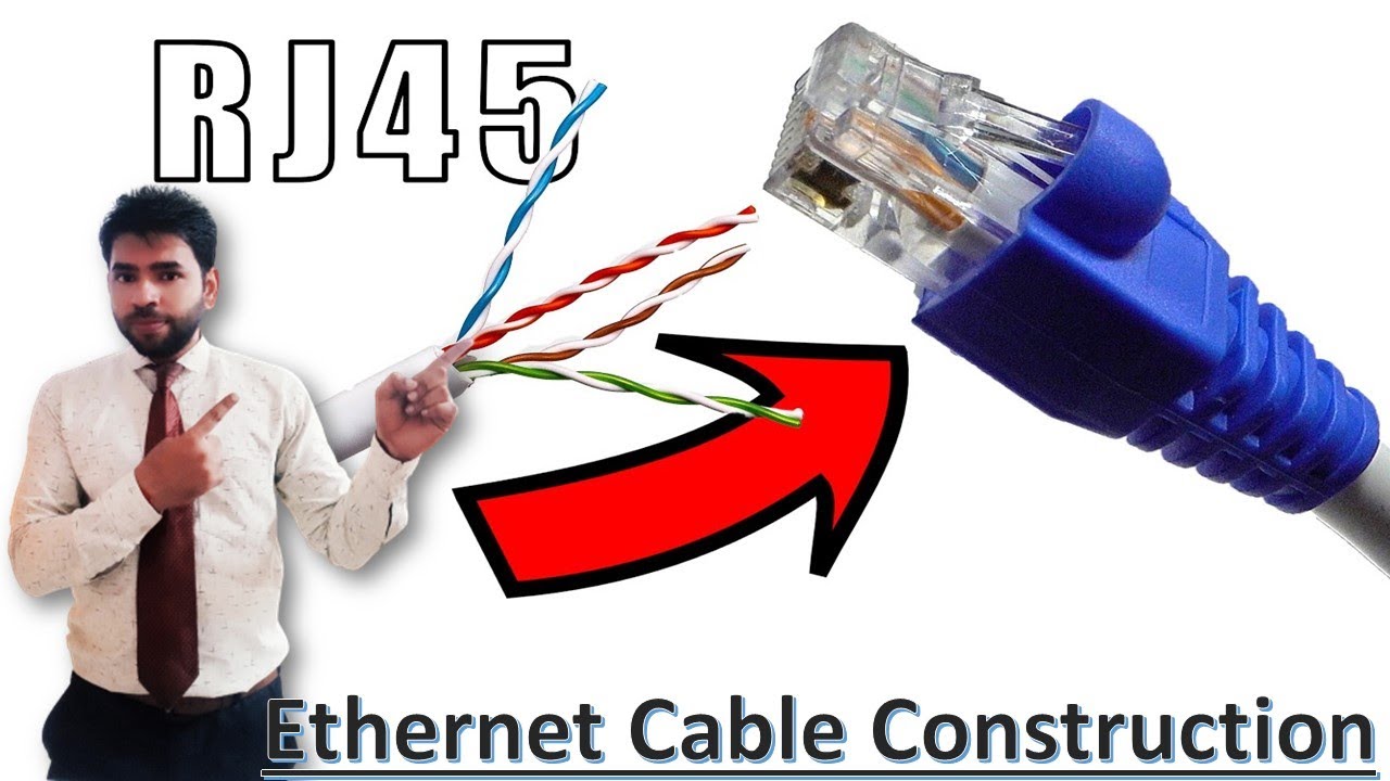 How to Make an Ethernet Cable! How To Make RJ45 Network Patch Cables ...