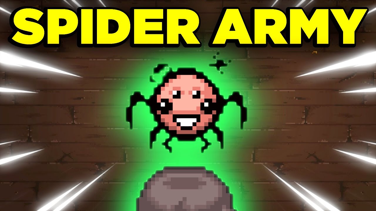 I CREATED A SPIDER ARMY | The Binding of Isaac: Repentance - YouTube