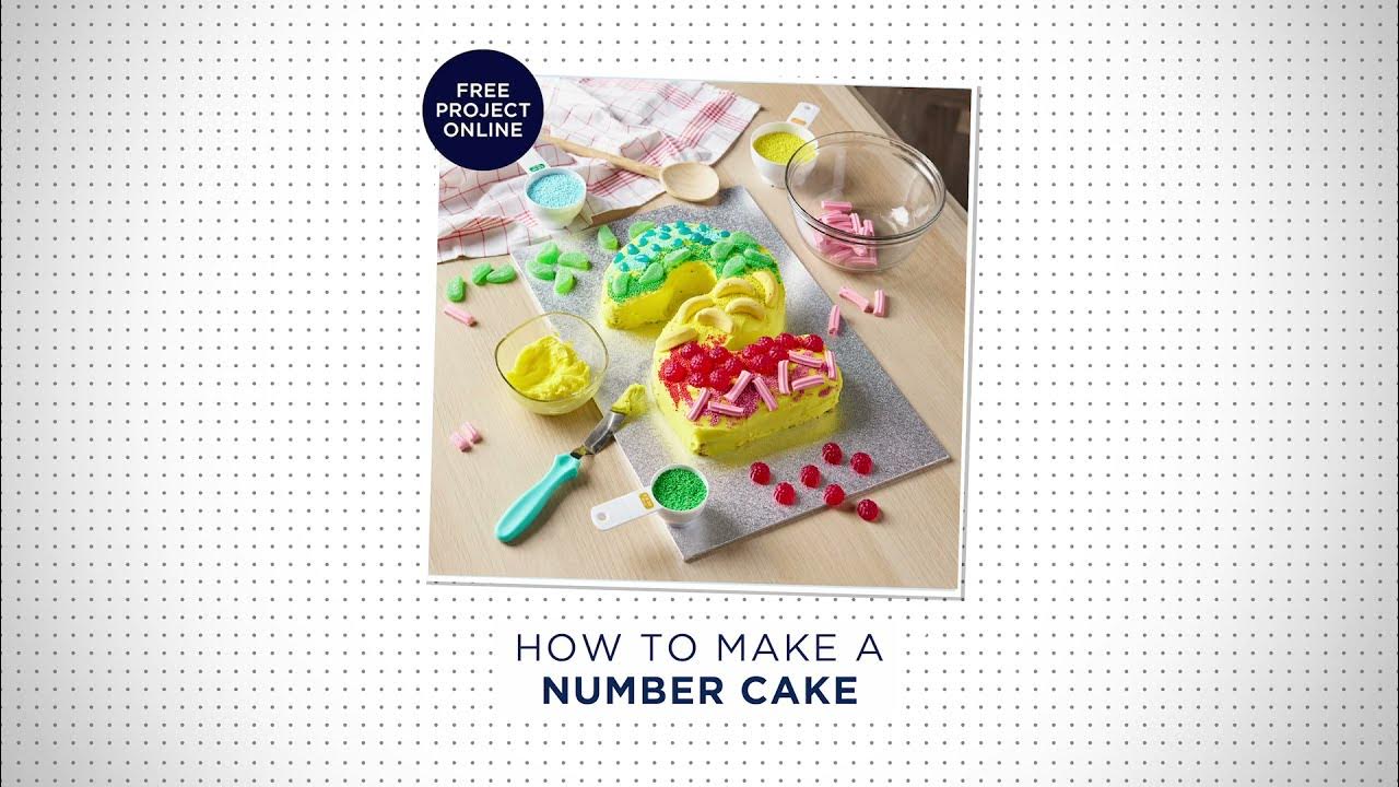 How To Make a Number Cake | Kids Birthday Cakes | Spotlight Stores ...