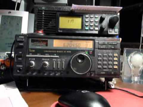 Shortwave Gold Radio - 6204 kHz - August 27 2011 - Icom IC-R72 - YouTube