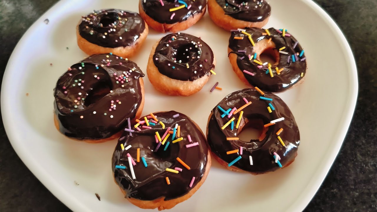 Eggless Donuts Recipe | Home Made Soft Donuts | Donut With Yeast - YouTube