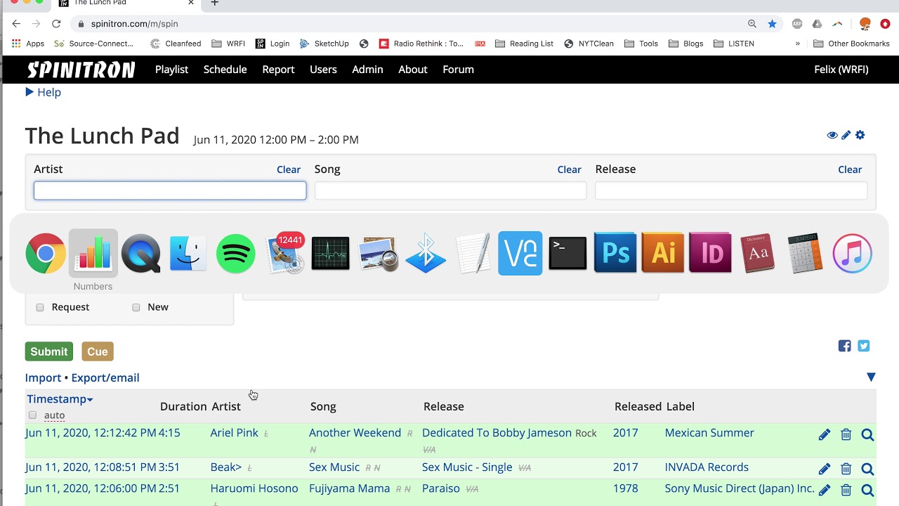WRFI Make a Spinitron Playlist BEFORE Your Show - YouTube