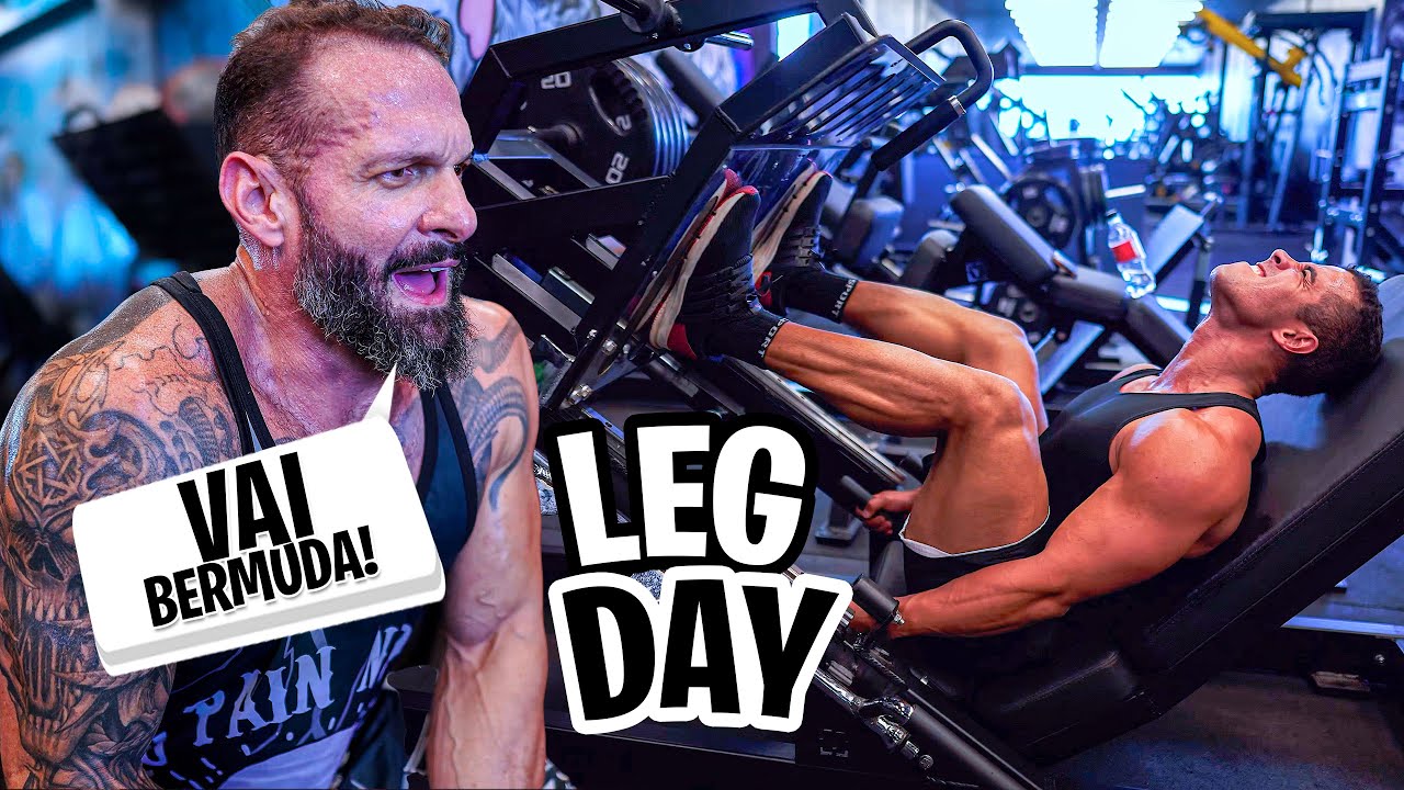 TIAGO CELLI FEZ O BENTO PHYSIQUE SOFRER NO LEG DAY - YouTube