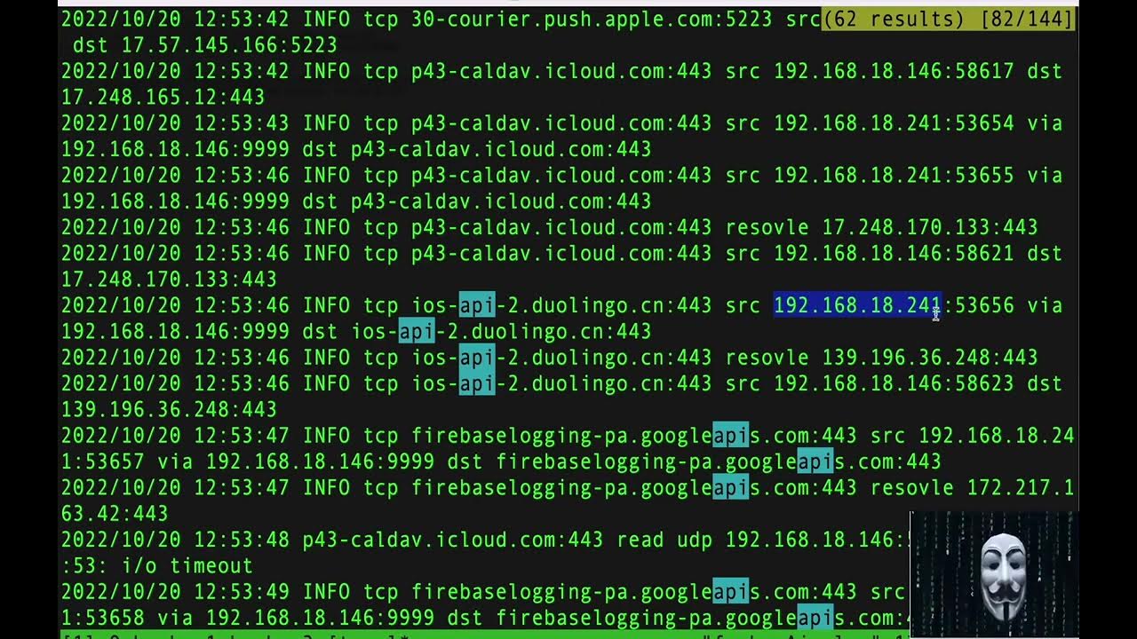 抓包手机 iOS 和 Android 所有的 TCP 和 UDP 并解密 TLS 到桌面的 Wireshark - YouTube