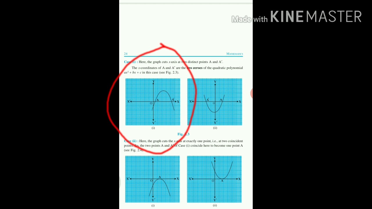 Class X Math Graph of polynomials - YouTube