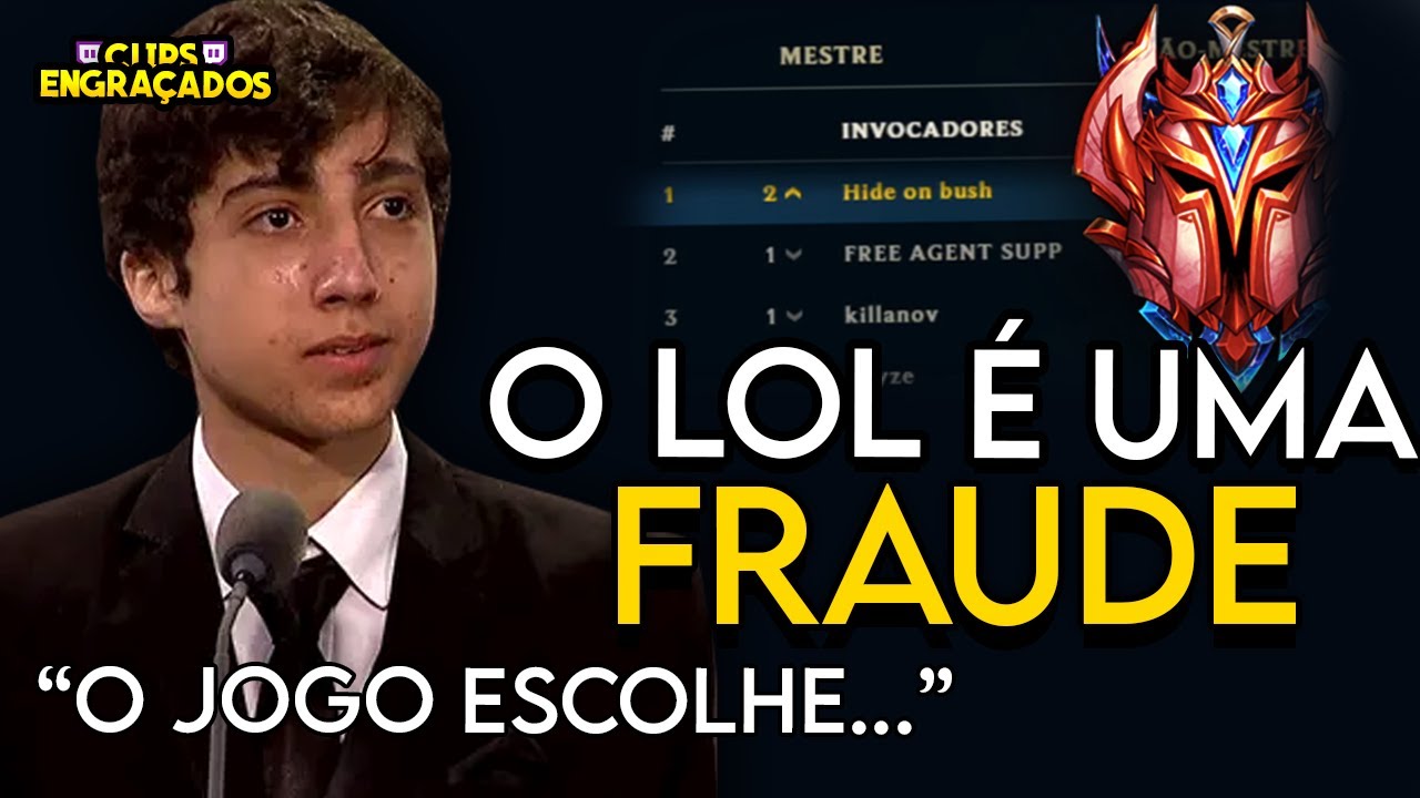 JEAN MAGO REVELA A FRAUDE DO LOL E O MONOCHAMPION MAIS ABSURDO - LEAGUE ...