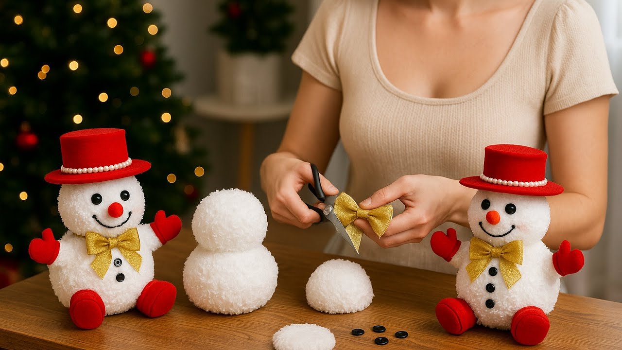 SO EASY! I MADE 20 SNOWMEN A DAY AND SOLD THEM ALL! Amazing DIY Snowman ...