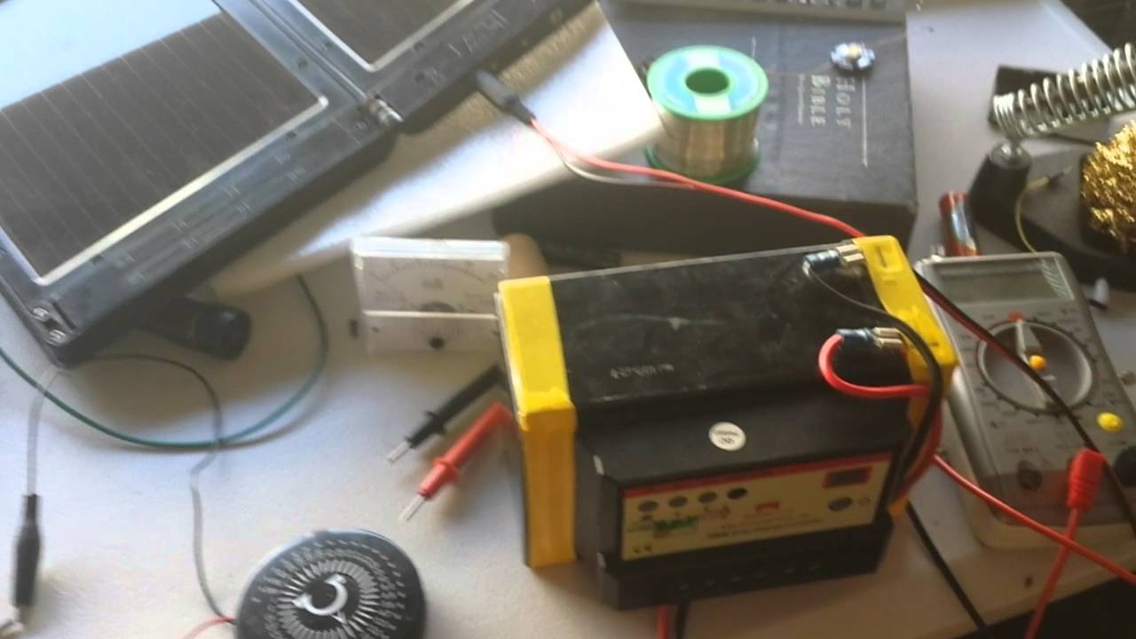 DIY Portable Solar Battery Pack - YouTube