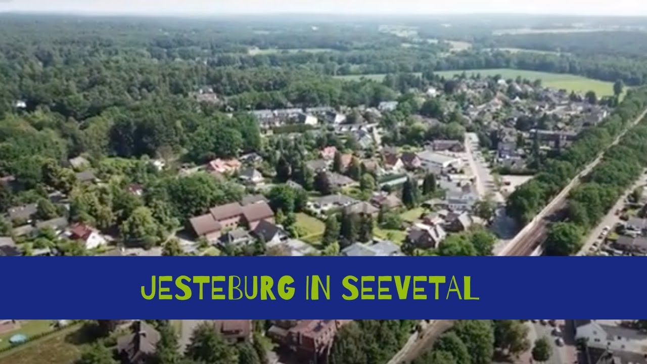 Jesteburg in der Nordheide - Tolle Übersicht aus der Luft ...