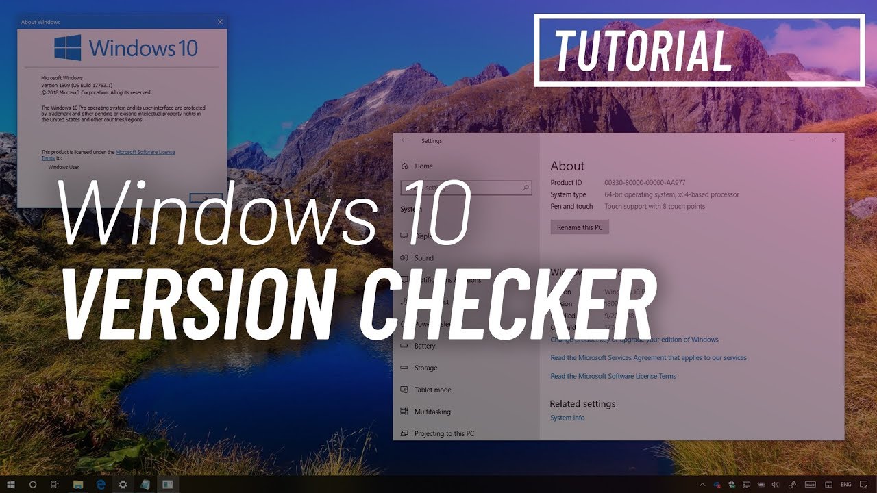 Windows 10 tutorial: Check if the October 2018 Update, version 1809 ...