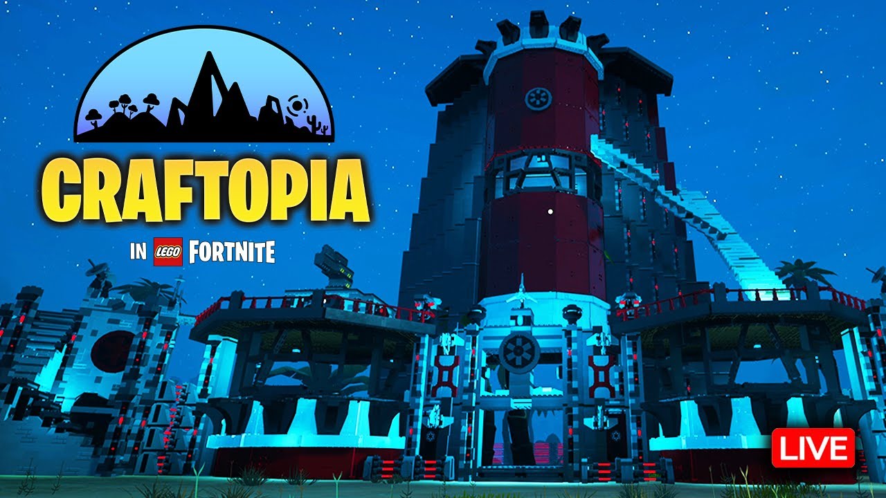 LIVE! Build Project Update, Material Grind and Chill In LEGO Fortnite ...