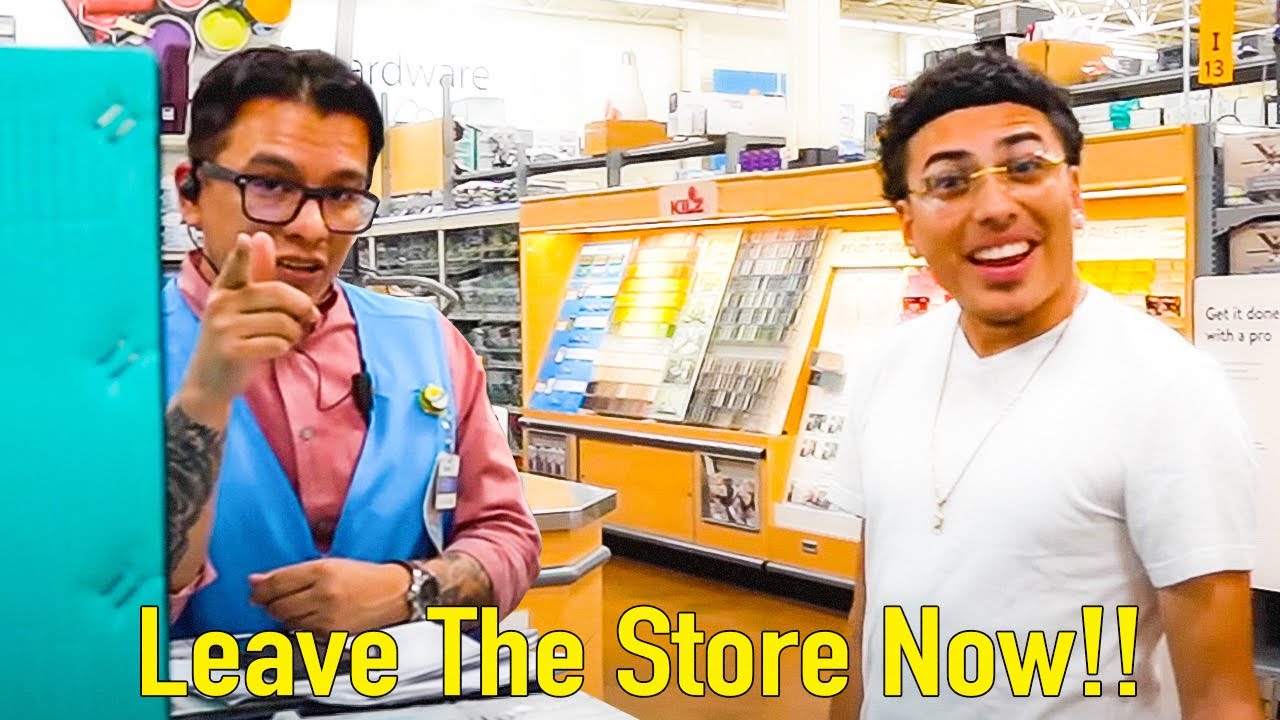 Angry Walmart Worker Hates Camera’s - YouTube