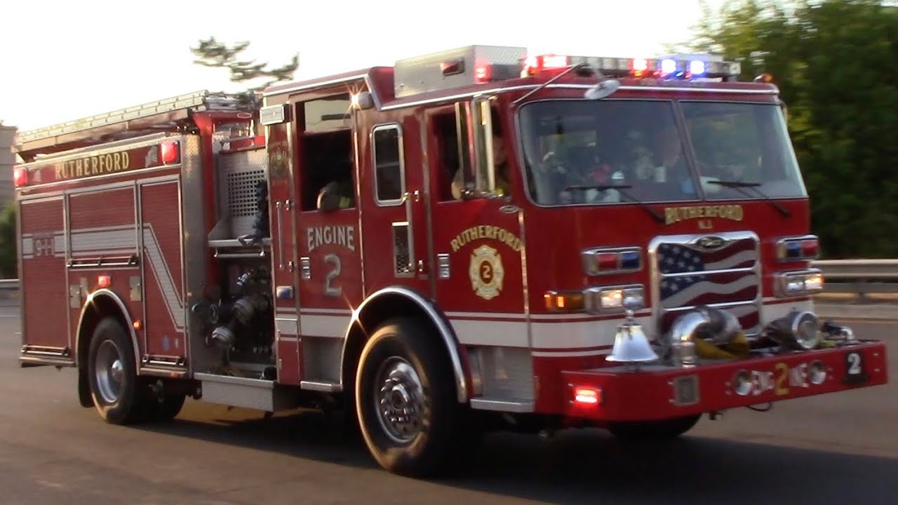 Rutherford Fire Department Engine 2 Responding 6-24-20 - YouTube