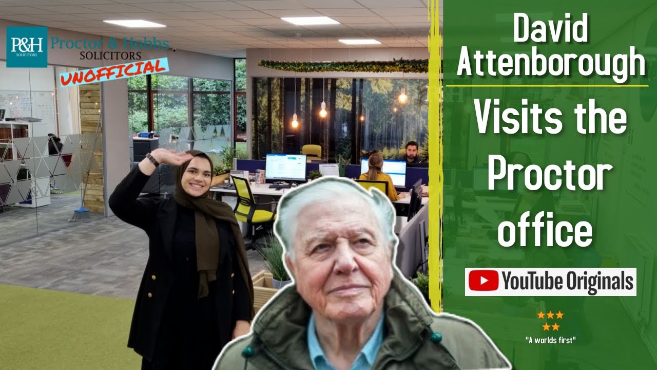 David Attenborough Visits Proctor & Hobbs - YouTube