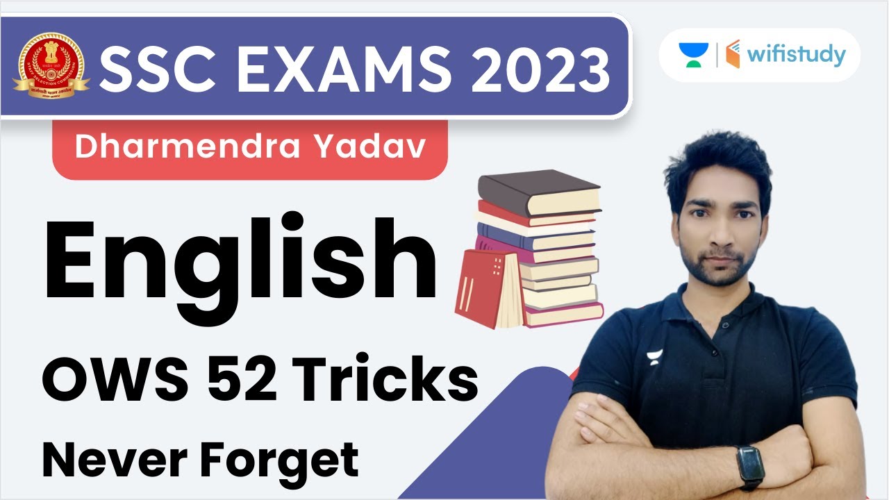 English OWS 52 Tricks | SSC Exams 2023 | Dharmendra Yadav - YouTube