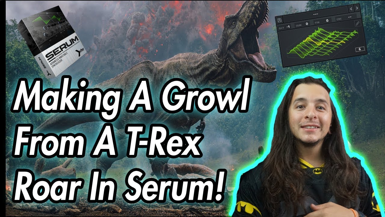 Making A Growl From A T Rex Roar In Serum! - YouTube