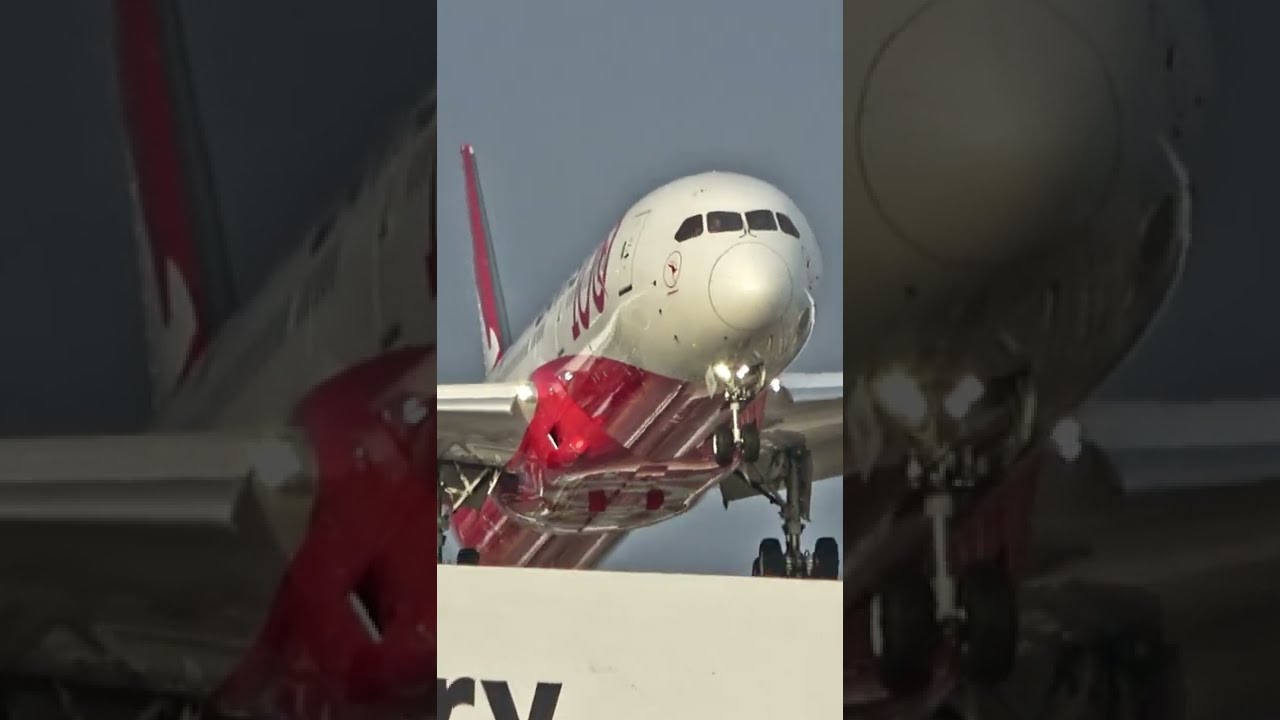 Boeing 787 Close Up Arrival at LAX Plane Spotting - YouTube
