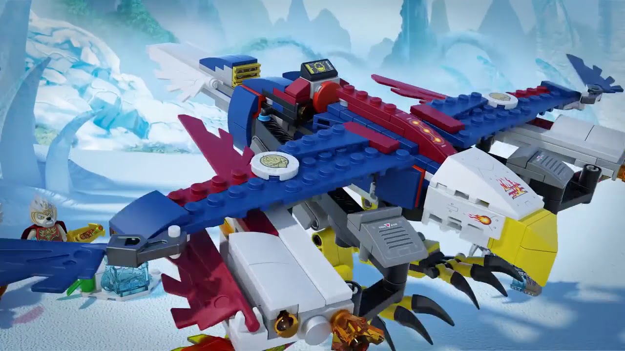 LEGO 70142 Eris' Fire Eagle Flyer - LEGO Legends of Chima - YouTube