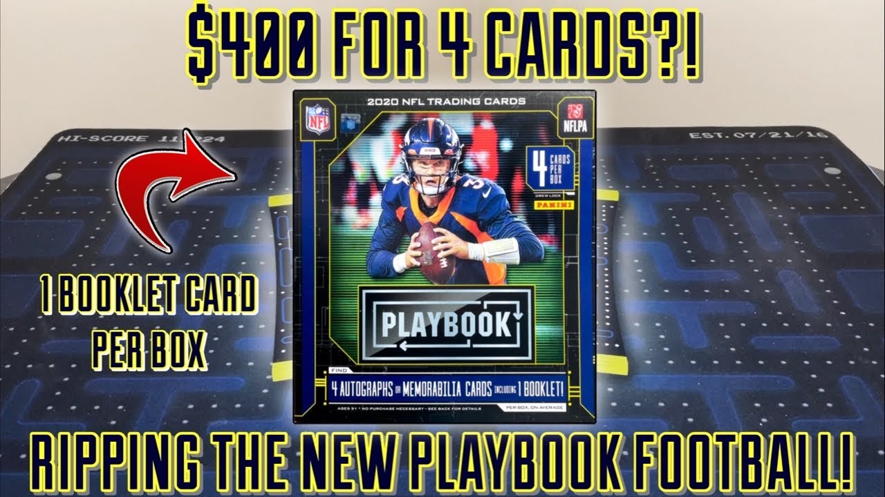 *$400 FOR 4 CARDS?! 1 Booklet Card Per Box!* 2020 Panini Playbook ...