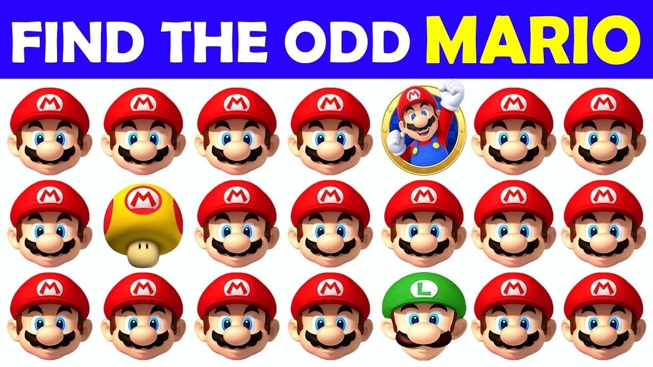 Find the ODD One Out - Super Mario Edition 🍄| Super Mario Bros. Movie ...